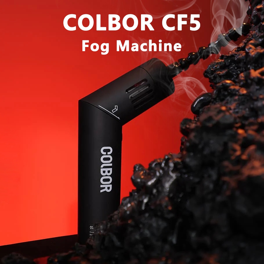Colbor CF5 40W Mini หมอกควันเครื่องแบบพกพาพับได้มือถือเครื่องหมอกไร้สายควบคุมควัน Effect Maker ...