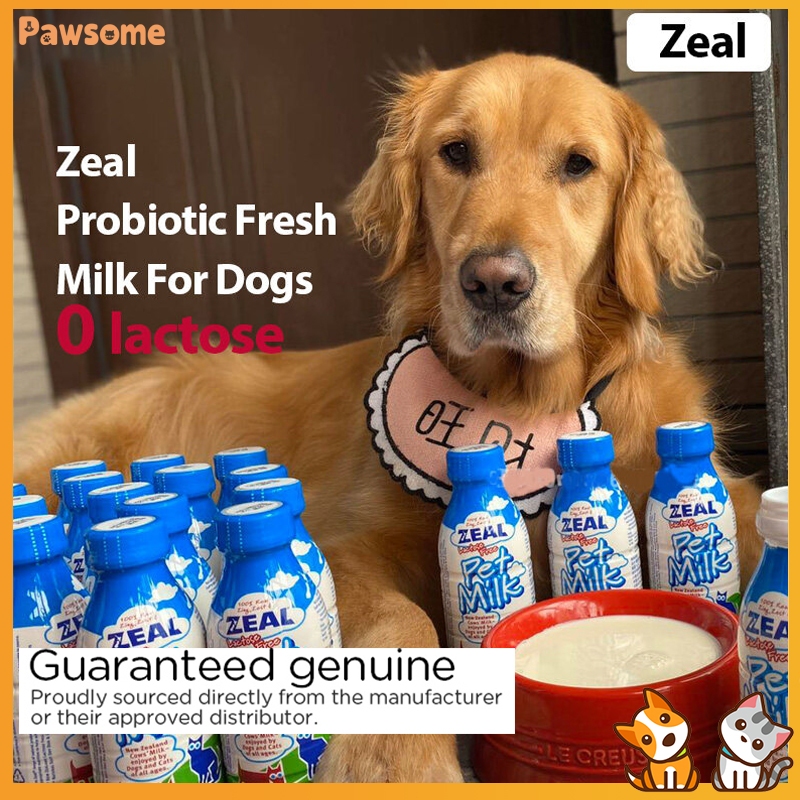 Zeal Dog Probiotic Fresh Milk 0 แลคโตสดูแลระบบทางเดินอาหาร 380ml ...