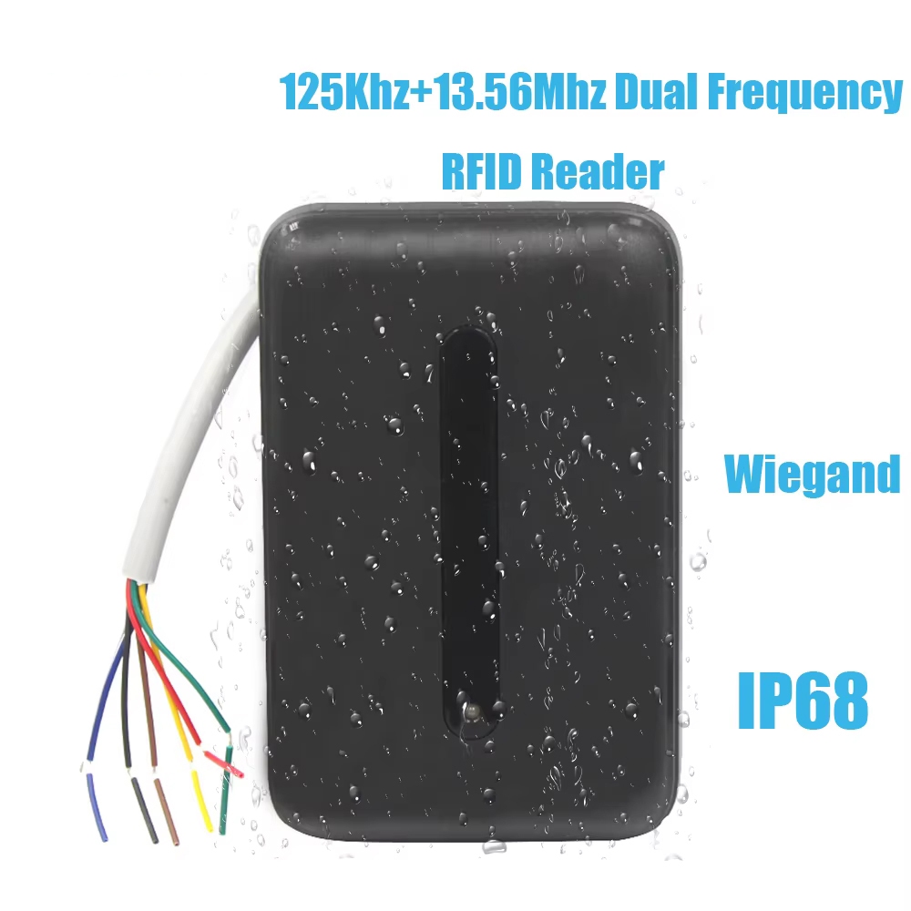 ความถี่คู่ 125khz + 13.56Mhz Wiegand 26 34 NFC การ์ดควบคุมการเข้าถึง ...