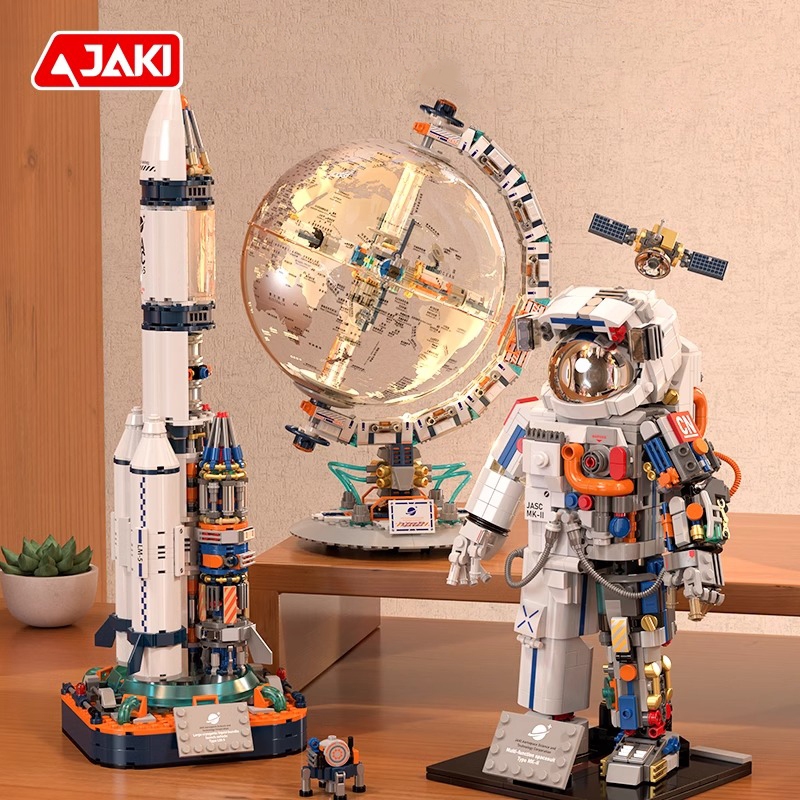 Breaking Dawn Globe Chinese Space Building Block Space Station Semi ...