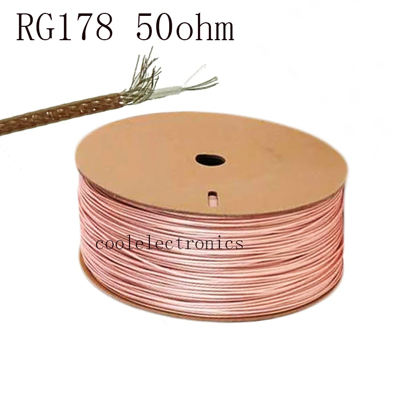 1 PC 1 M RG178 สายเชื่อมต่อ RG-178 RF Pigtail coaxial สาย 50ohm | Shopee Thailand