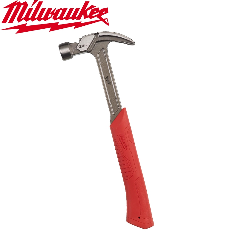 Milwaukee 4932478656 20oz เหล็กโค้ง Claw ค้อนด้านข้างเล็บ Puller I-Beam ...