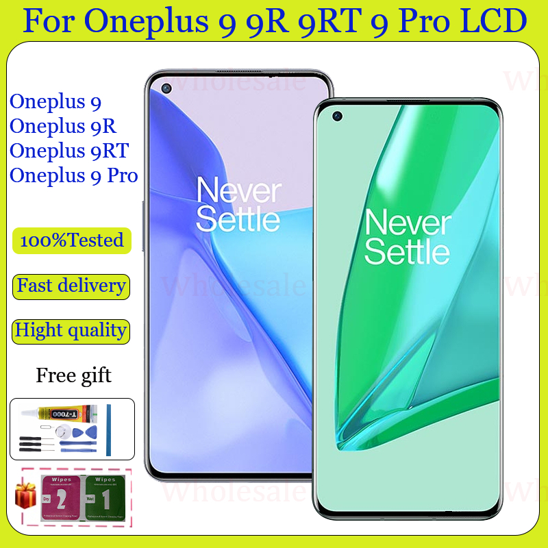 Original AMOLED สําหรับ Oneplus 9 9R 9 RT 9 Pro จอแสดงผล LCD หน้าจอ ...