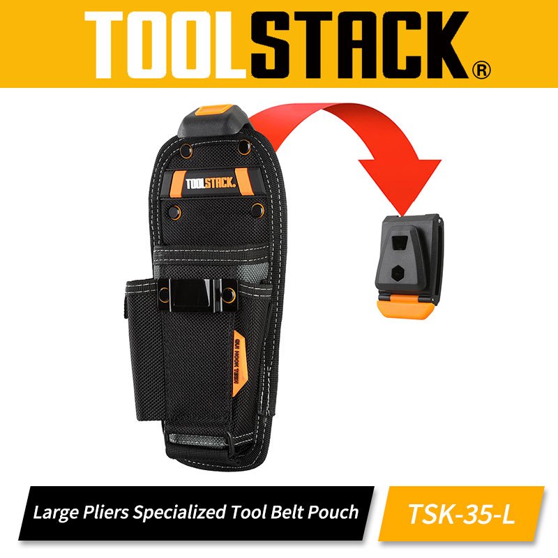 Toolstack TSK-35-L เครื่องมือคีมกระเป๋าขนาดกลาง/ขนาดใหญ่คีมเฉพาะเครื่องมือเข็มขัดกระเป๋าเก็บ ...