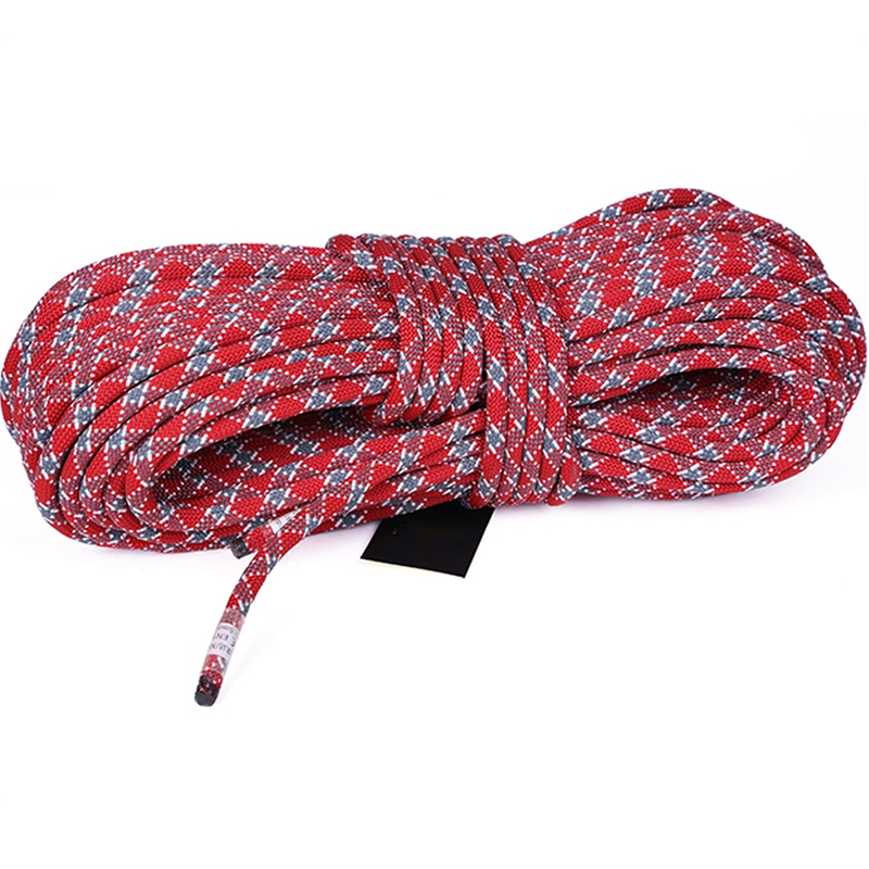 Kernmantle ปีนเขาเชือกแบบคงที่ 10.5 มม. 12 มม. 30 ม. 50 ม. 100 ม. ...