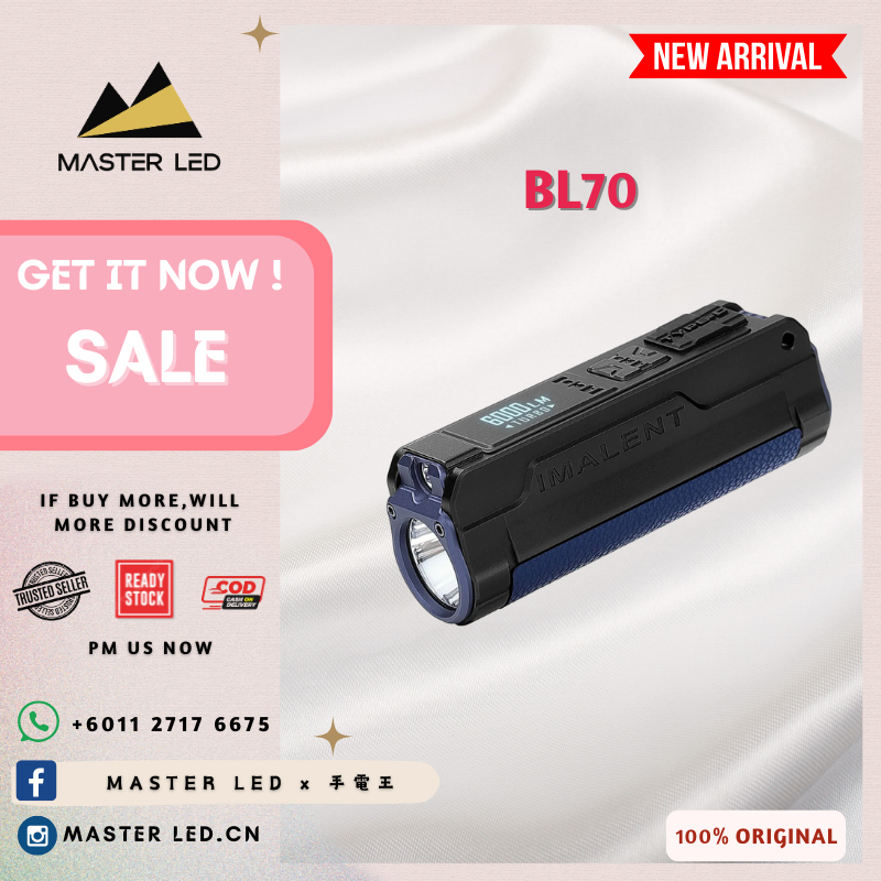 ไฟฉายที่สมบูรณ์แบบ IMALENT BL70 ไฟฉาย EDC อันทรงพลัง | Shopee Thailand