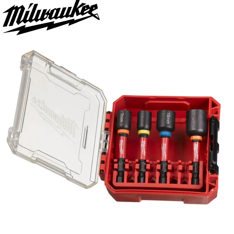 Milwaukee 4932492445 Shockwave Impact Duty Nut Driver ชุด 4 ชิ้น 7/8/10 ...