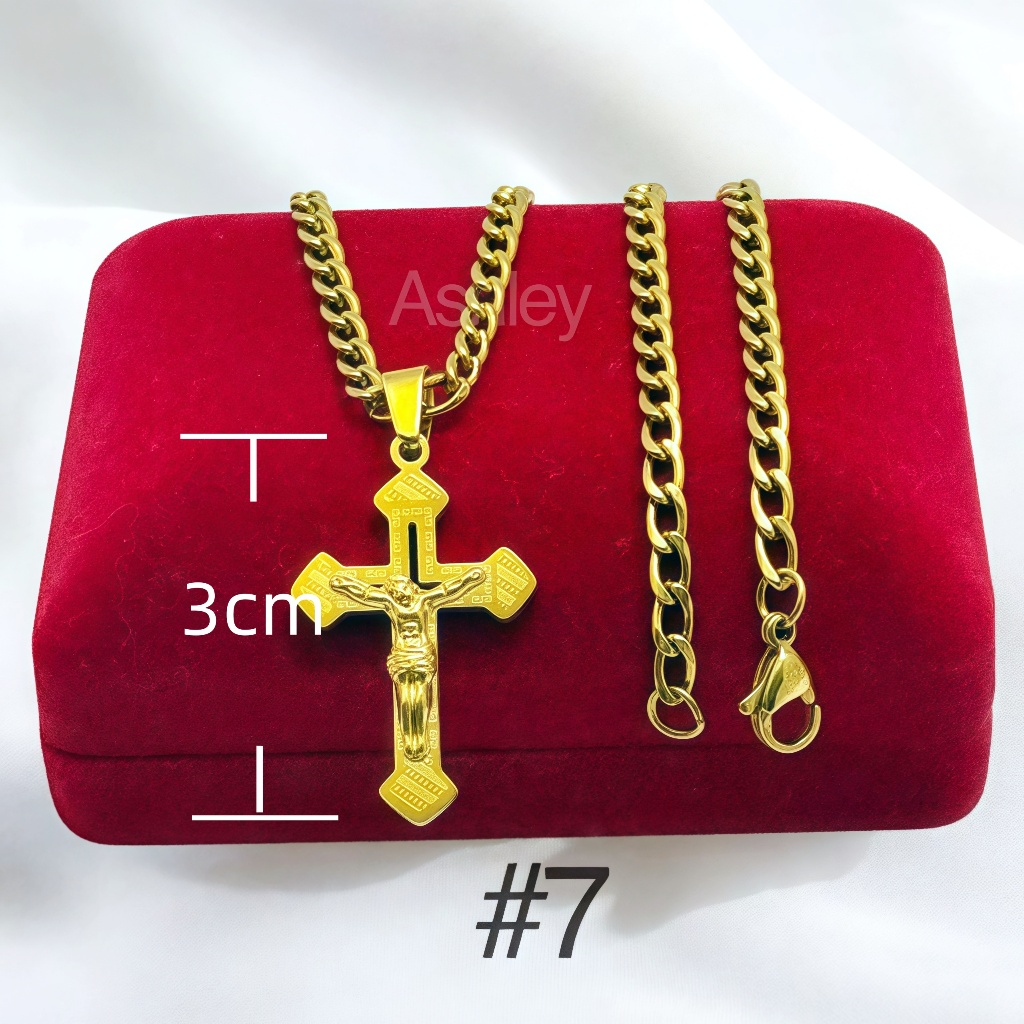 สร้อยคอสแตนเลส สร้อยคอไขว้ ชุบทอง NON TARNISH 60cm | Shopee Thailand