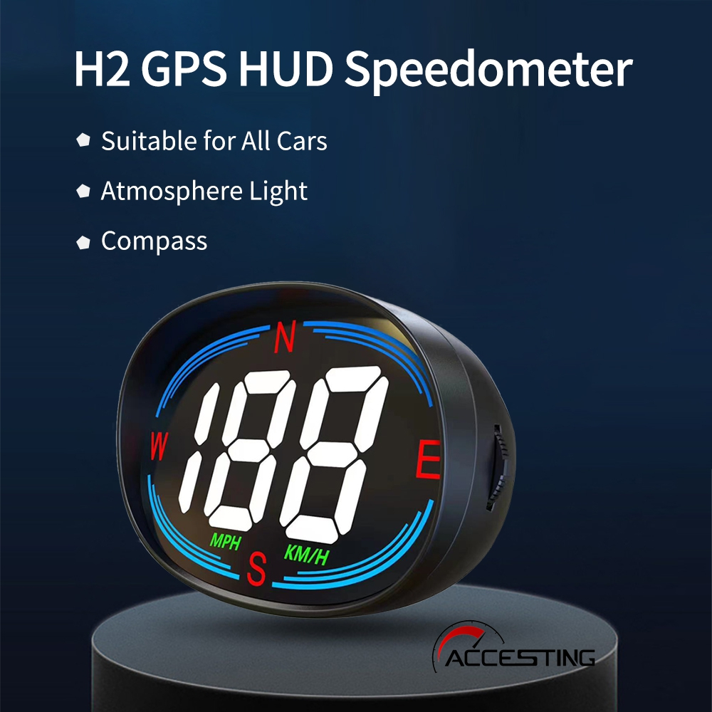 รถ HUD Speedometer จอแสดงผล USB Tachometer เตือนขนาดใหญ่ตัวอักษรรถ ...