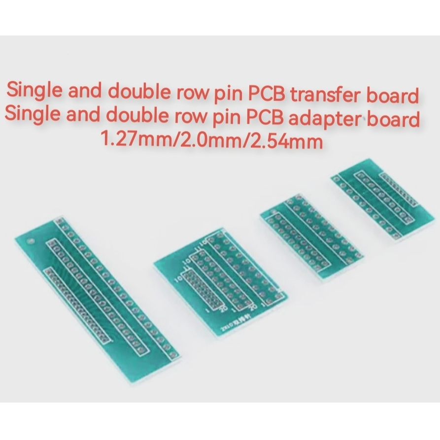 Single Pin Header Double Pin Header PCB อะแดปเตอร์ 1.27 มม./2.0 มม./2. ...