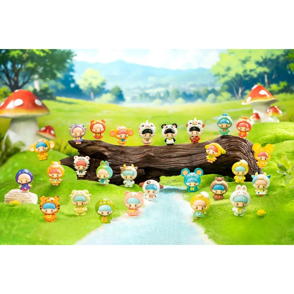 Tun Shine สิบสองราศีจีน Mini Bean Pvc จํานวน 4 ซม. (24 ชิ้น) | Shopee ...