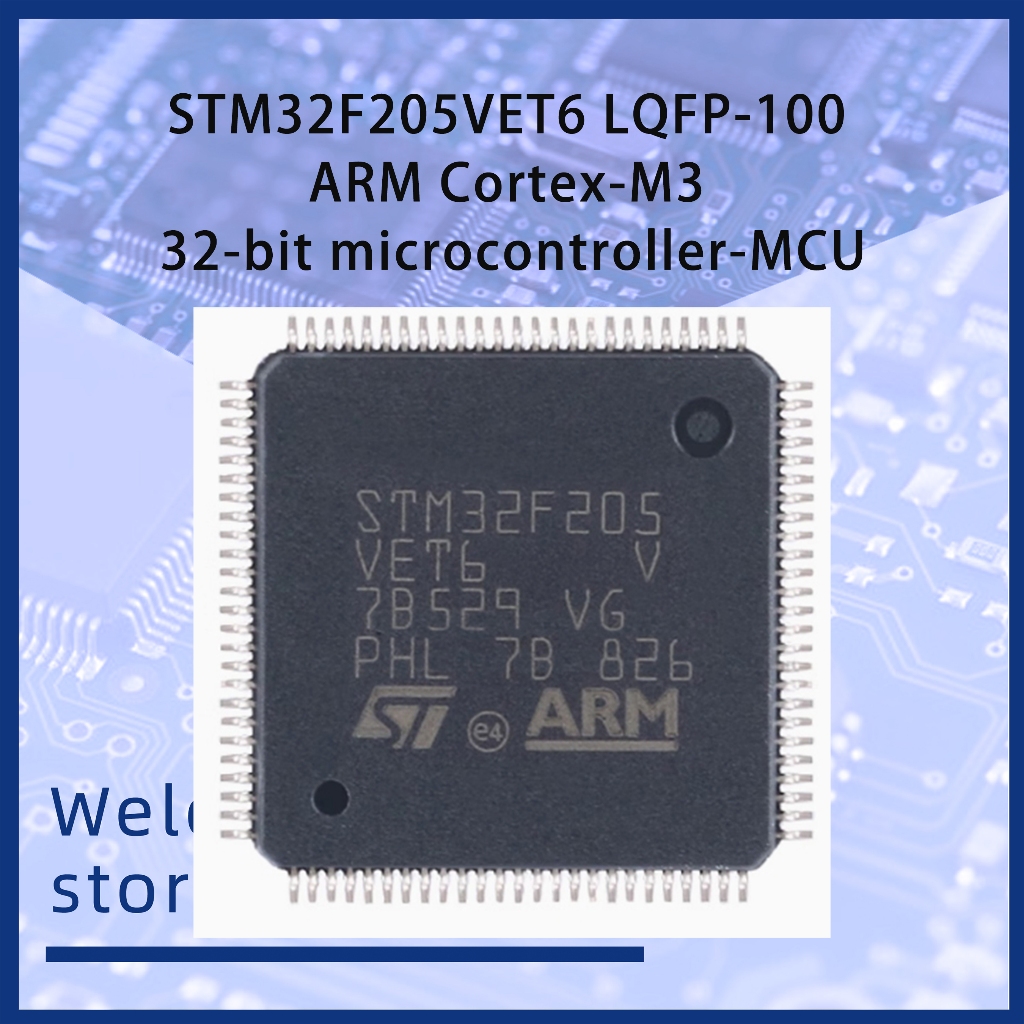 Stm32f205vet6 LQFP-100 ARM Cortex-M3 ไมโครคอนโทรลเลอร์ 32 บิต-MCU | Shopee Thailand