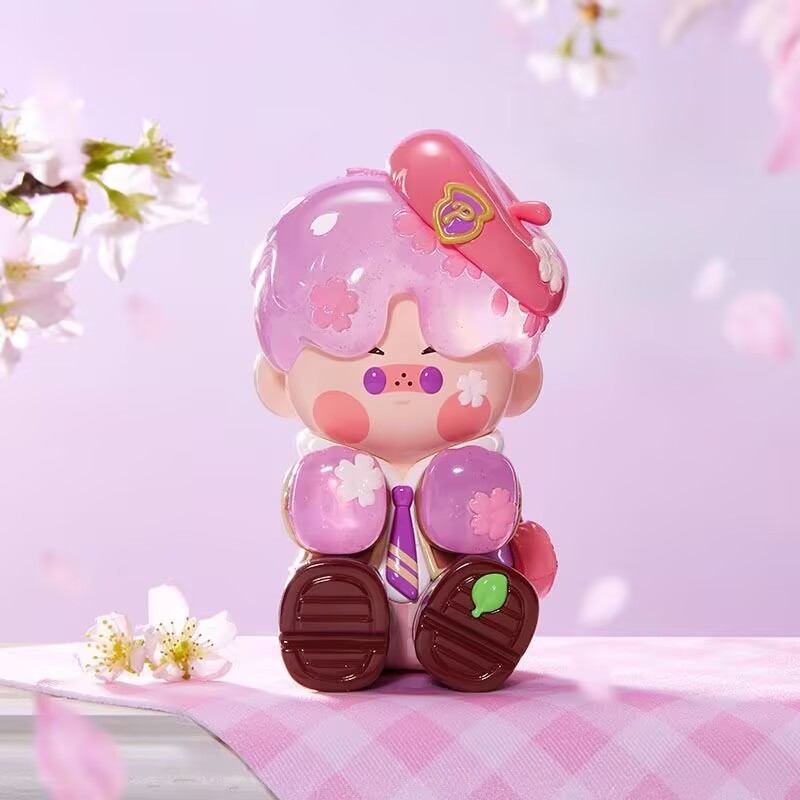 Popmart PINO JELLY Sakura Preppy Figure ลิฟท์ของเล่นของขวัญ ...