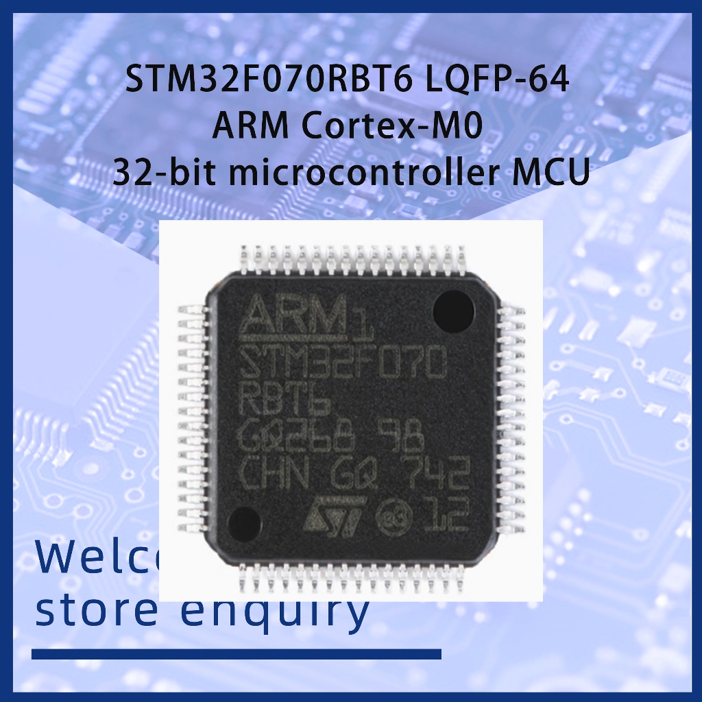 Stm32f070rbt6 LQFP-64 ARM Cortex-M0 ไมโครคอนโทรลเลอร์ 32 บิต MCU | Shopee Thailand