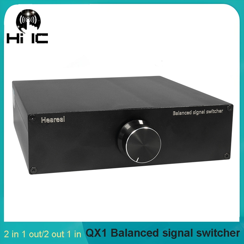 Passive Audio Switcher 2 in 1 out /2 out 1 in XLR Balanced Audio Switch ...