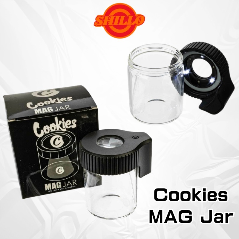 (ขายส่ง!!)Cookies Glass Light-Up โหลแก้วใส่สมุนไพร มีแว่นขยายพร้อมไฟLED ...