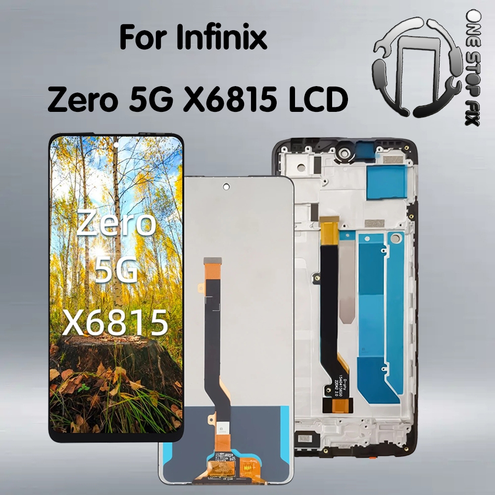 สําหรับ Infinix Zero 5G X6815 X6815B จอแสดงผล LCD Touch Screen ...