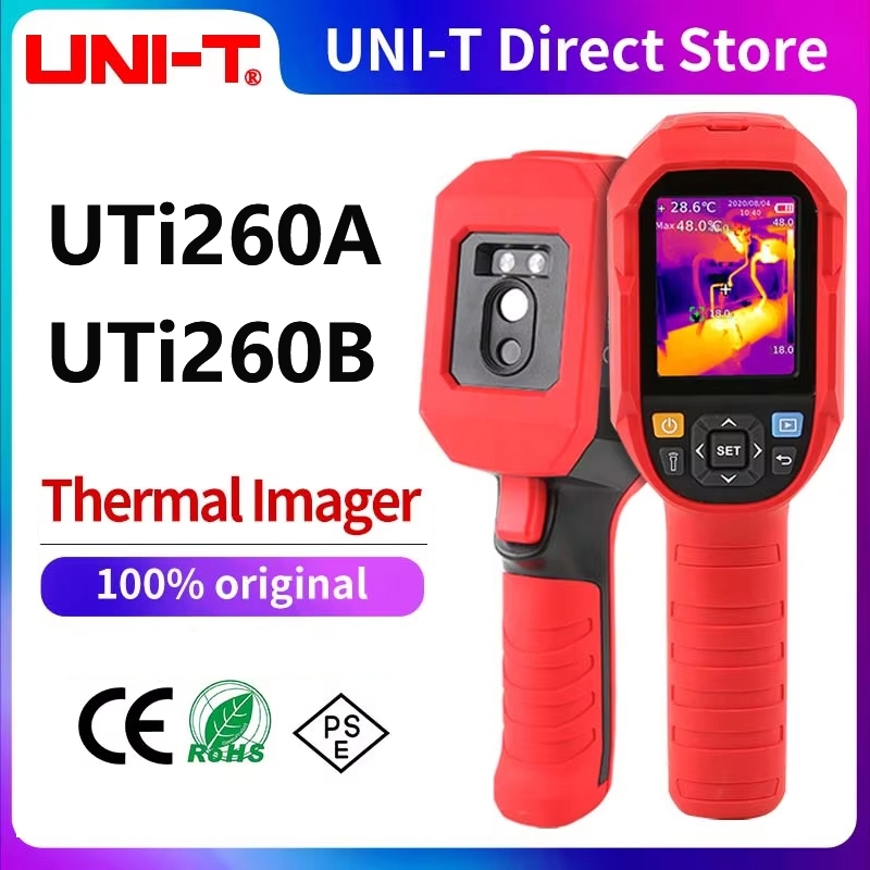 UNI-T UTi260B UTi260A เครื่องภาพความร้อนอินฟราเรด -15~550°Cกล้องถ่ายภาพ ...