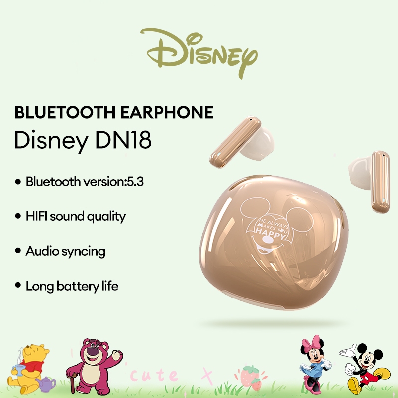 Disney DN18 หูฟังบลูทูธไร้สาย พร้อมไมโครโฟน | Shopee Thailand