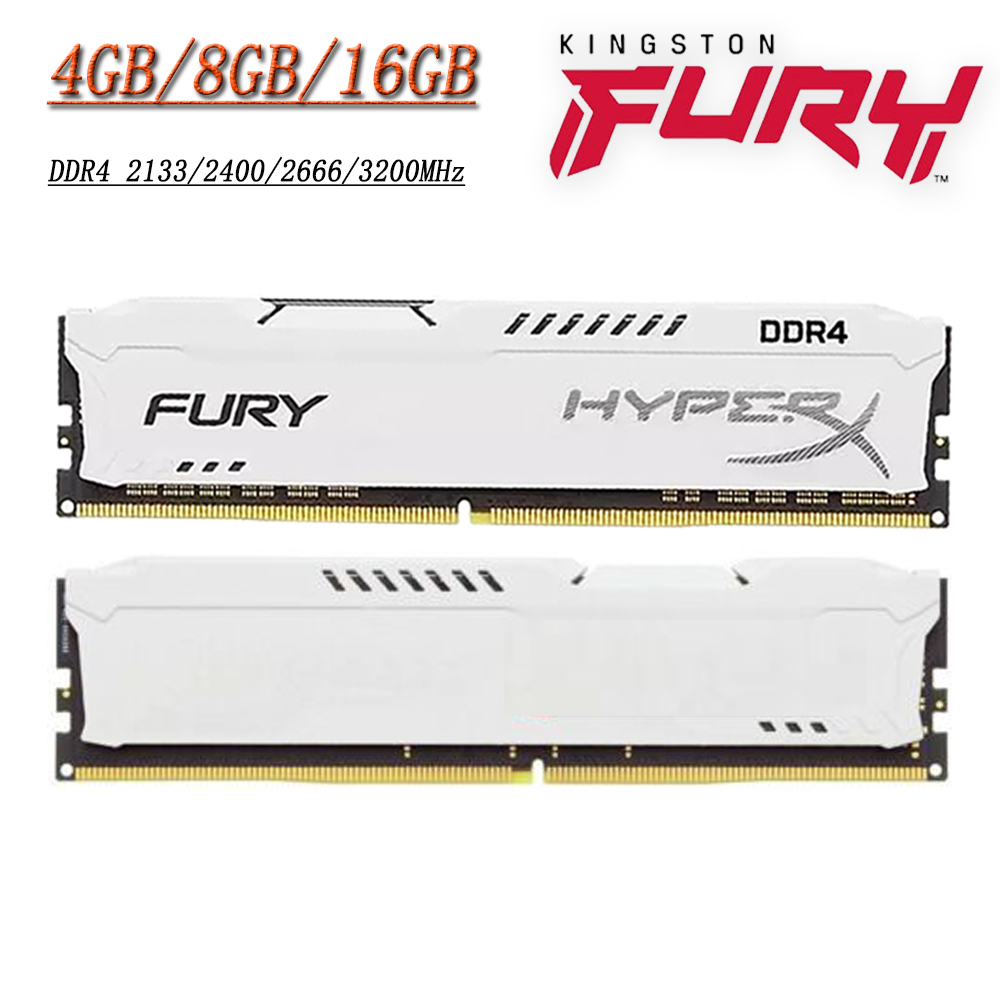Kingston HyperX Fury DDR4 PC RAM 4GB 8GB 16GB DDR4 2133/2400/2666/3200MHz หน่วยความจําเดสก์ท็อป ...