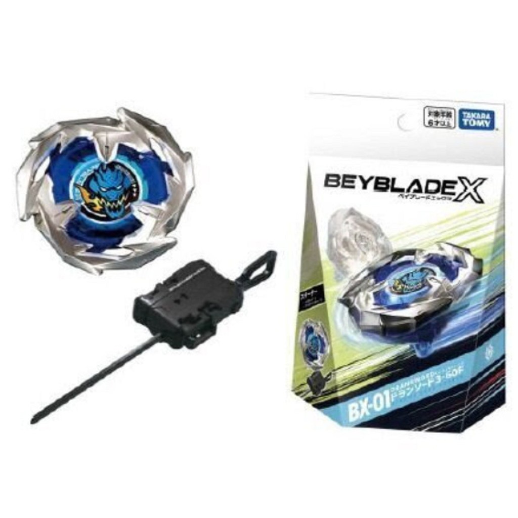 Takara Tomy Official BEYBLADE X BX-01 ดาบ Dran Starter ของแท้ 3-60F (พร้อมตัวเปิด) | Shopee Thailand