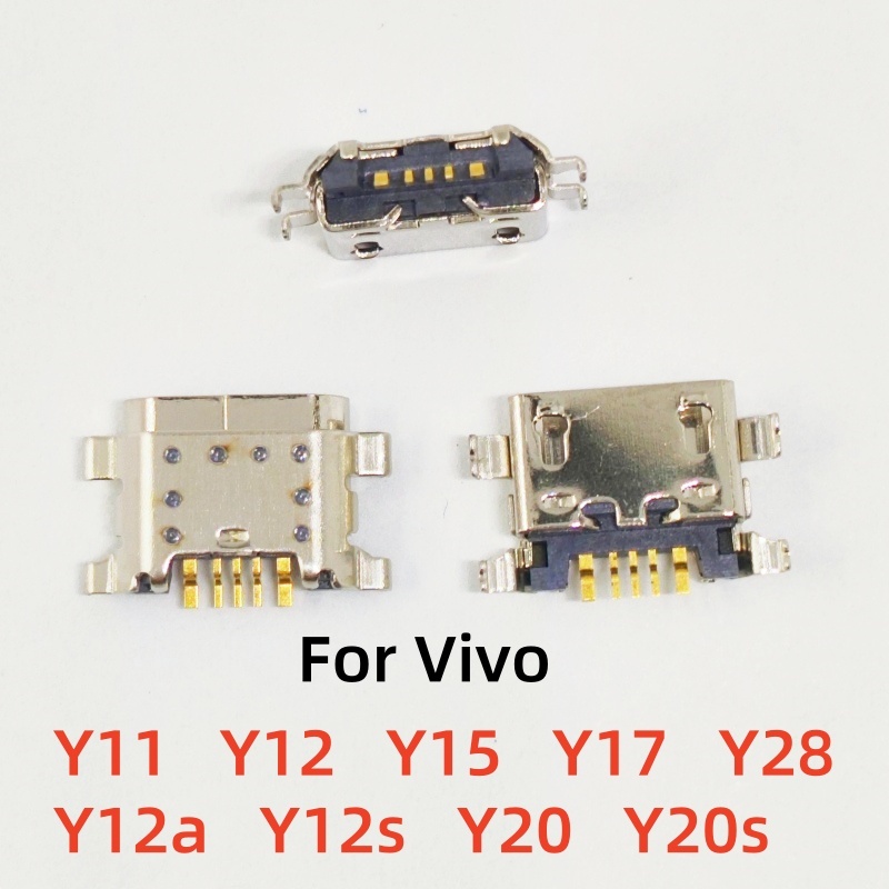 5-50Pcs ชาร์จ Pin Dock Connector สําหรับ Vivo Y11 Y12 Y15 Y17 Y28 Y12a ...