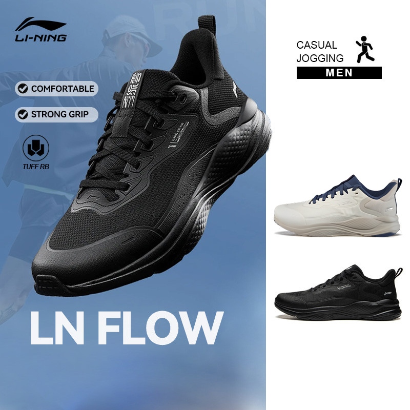 Li-ning LN FLOW Men Running shoes รองเท้าวิ่งจ๊อกกิ้งลําลอง AGLU089 ...