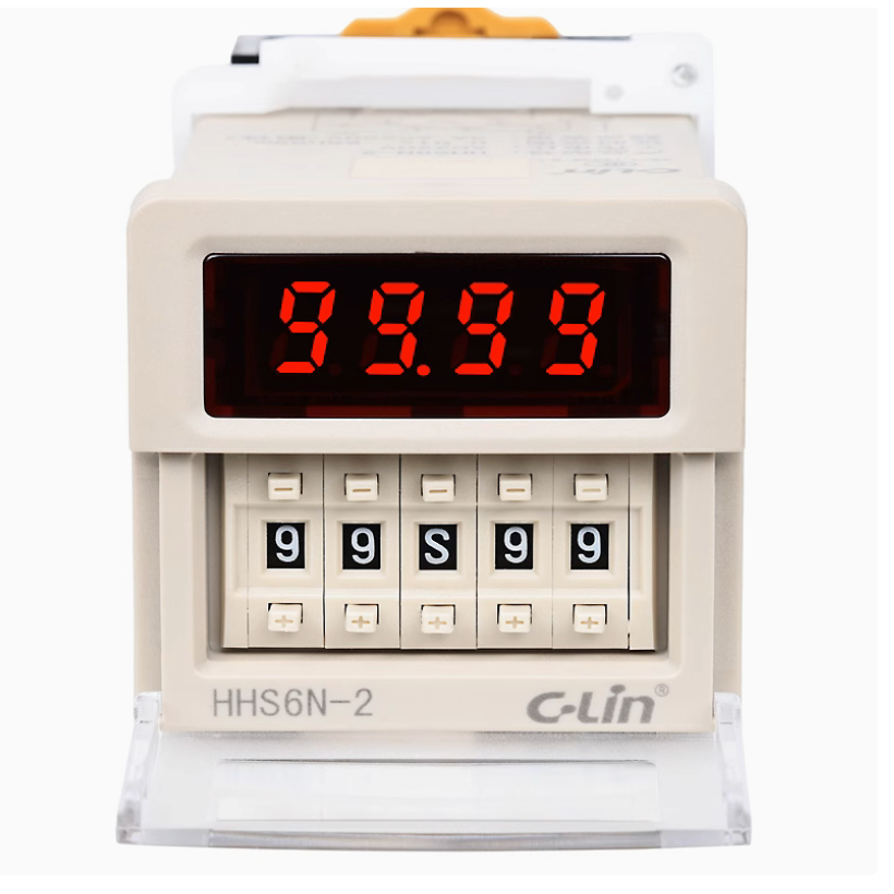 รีเลย์เวลาจอแสดงผลดิจิตอล HHS6N-2 HHS6C-2/HHS6-2/DH48S-2Z ตั้งเวลาหน่วง ...