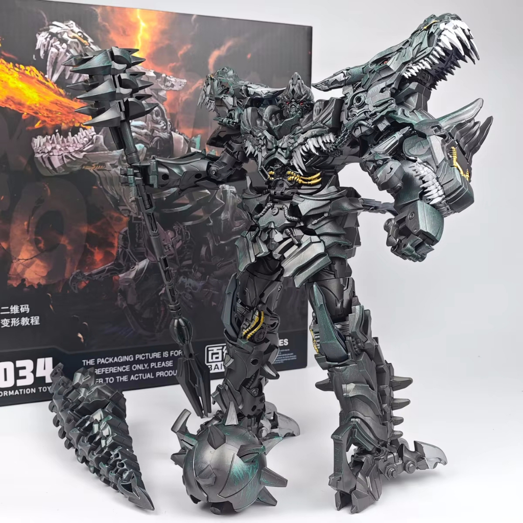 [ในสต็อก] Baiwei Transformation TW1034 TW-1034 Grimlock Dinobots 23 ซม.KO SS07 ไดโนเสาร์ Leader ...