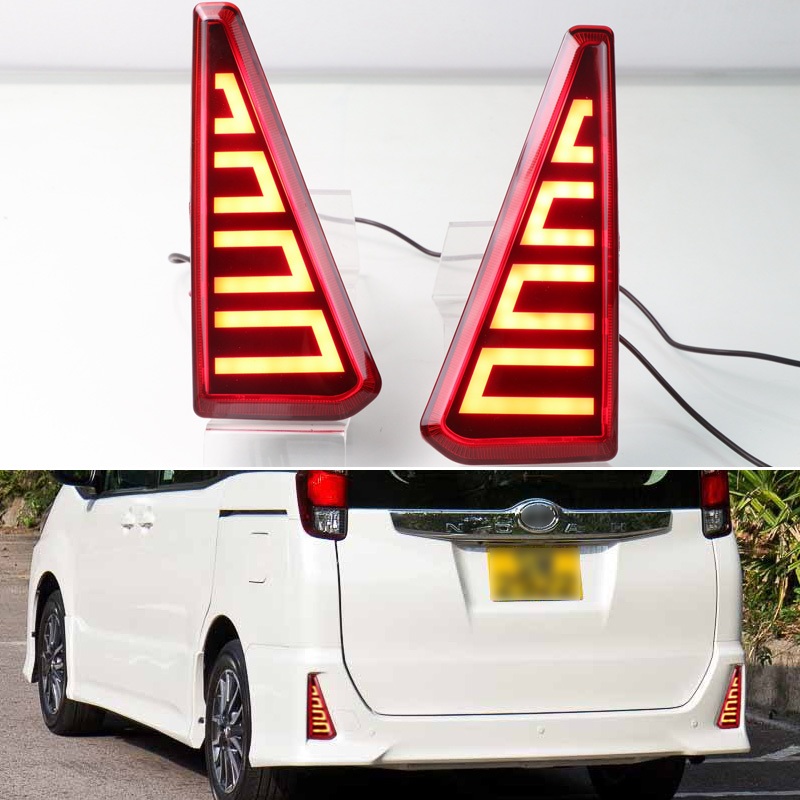 Toyota NOAH VOXY 80 12V LED ไฟกันชนด้านหลังไฟตัดหมอกไฟท้ายรถไฟเบรคชุด | Shopee Thailand