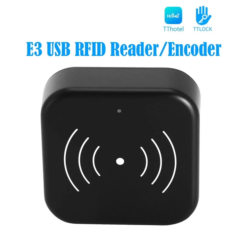Ttlock APP USB โรงแรมคีย์สมาร์ทการ์ด Encoder RFID 13.56Mhz M1 NFC Card ...