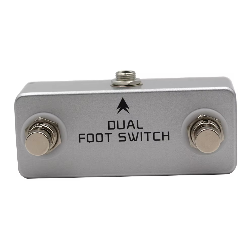 Moskyaudio Dual Foot switch Dual Latching Footswitch กีตาร์ Peda Dual ...