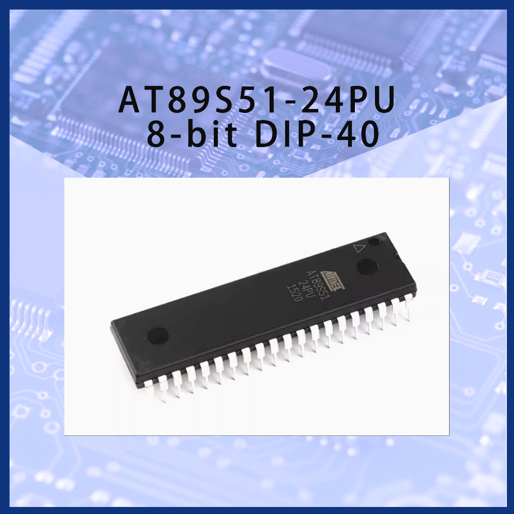 AT89S51-24PU ไมโครคอนโทรลเลอร์แฟลช 8 บิต DIP-40 ปลั๊กตรง | Shopee Thailand