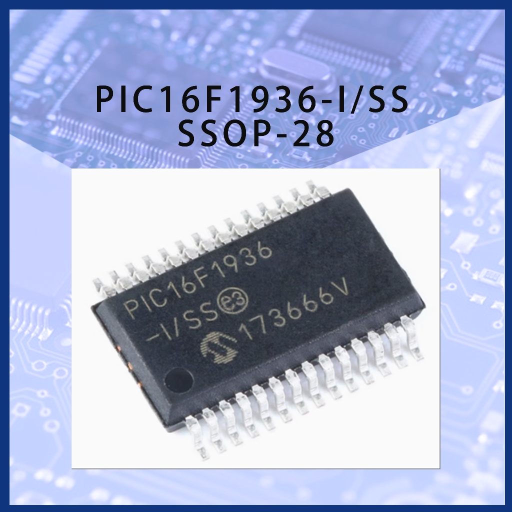 PIC16F1936-I/SS SSOP-28 ไมโครคอนโทรลเลอร์ / แพทช์ชิป 8 บิต | Shopee Thailand