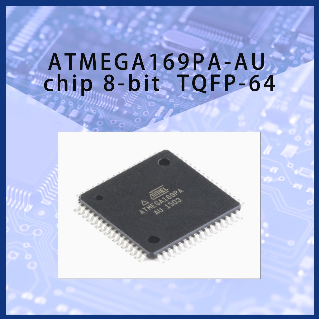 ชิป ATMEGA169PA-AU ไมโครคอนโทรลเลอร์ 8 บิต AVR TQFP-64 แพทช์ | Shopee Thailand