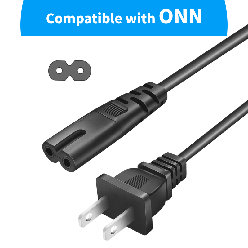 สายไฟ AC 2 Prong สําหรับ ONN 100008736, JBL PartyBox 100 200 300 1000 ...