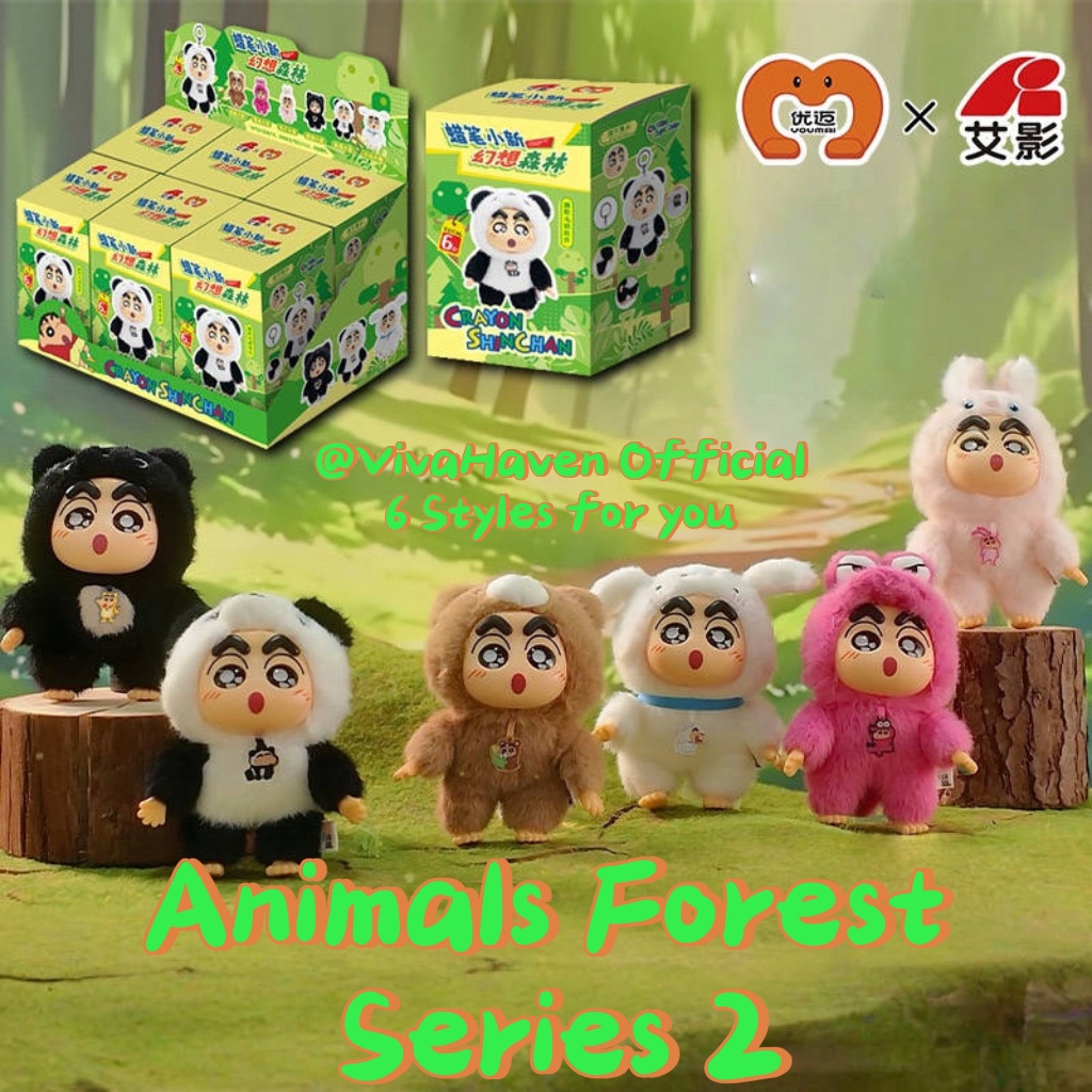 Crayon Shin-chan Official 《Furry Animals Forest》 Series Blind Box ...