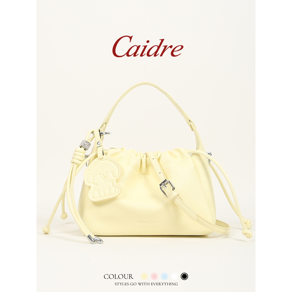 Caidre จีบ Cloud Bag หญิง Commuter แบบพกพาถังไหล่ Messenger Bag ...