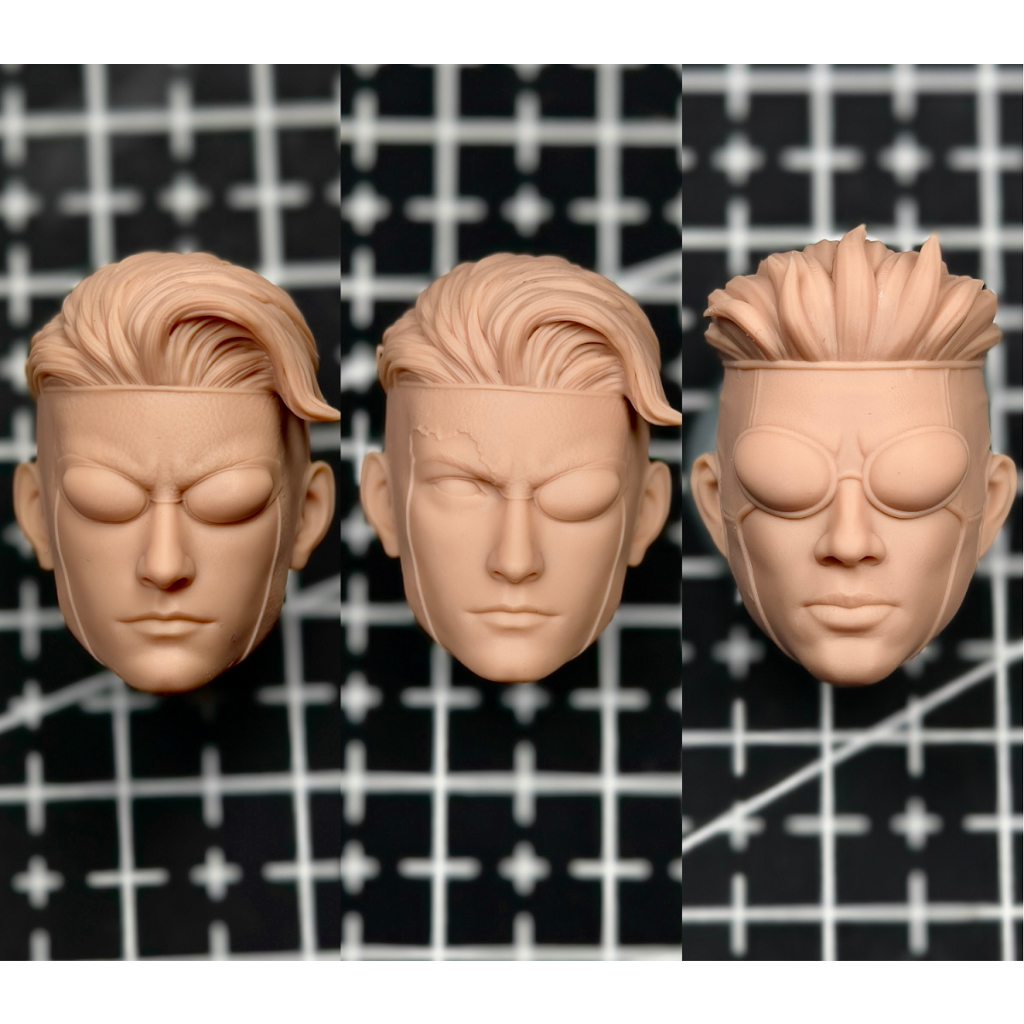 Unpainted 1/12 Scale Invincible Mark Greyson Head แกะสลักรุ่น Fit ...