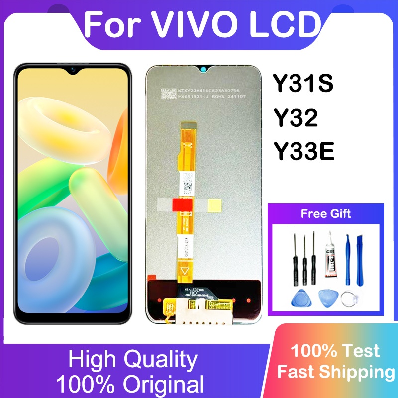 ต้นฉบับสําหรับ Vivo Y31s Y32 Y33E จอแสดงผล LCD หน้าจอสัมผัสเปลี่ยน | Shopee Thailand