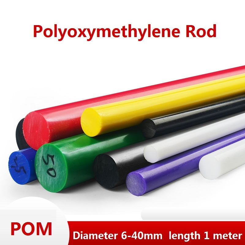 สี POM Rods Polyoxymethylene Rods วิศวกรรมพลาสติก Anti-Static เกรดเหล็ก ...