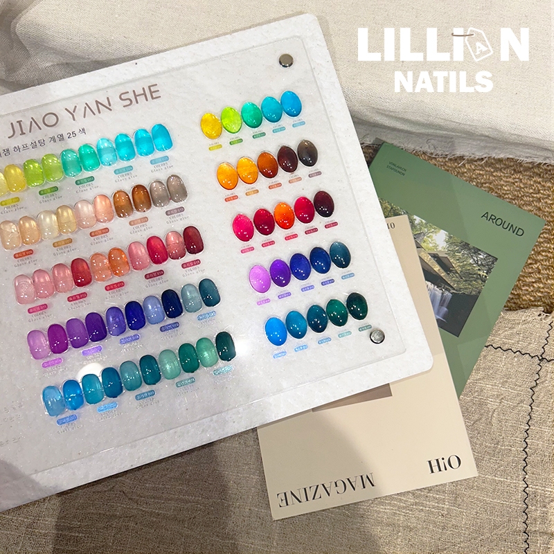 【พร้อมส่งในไทย】JYS (JIAO YAN SHE) สีเจลไซรัป 25 สี สีเล็บเจล สีเจลทา ...