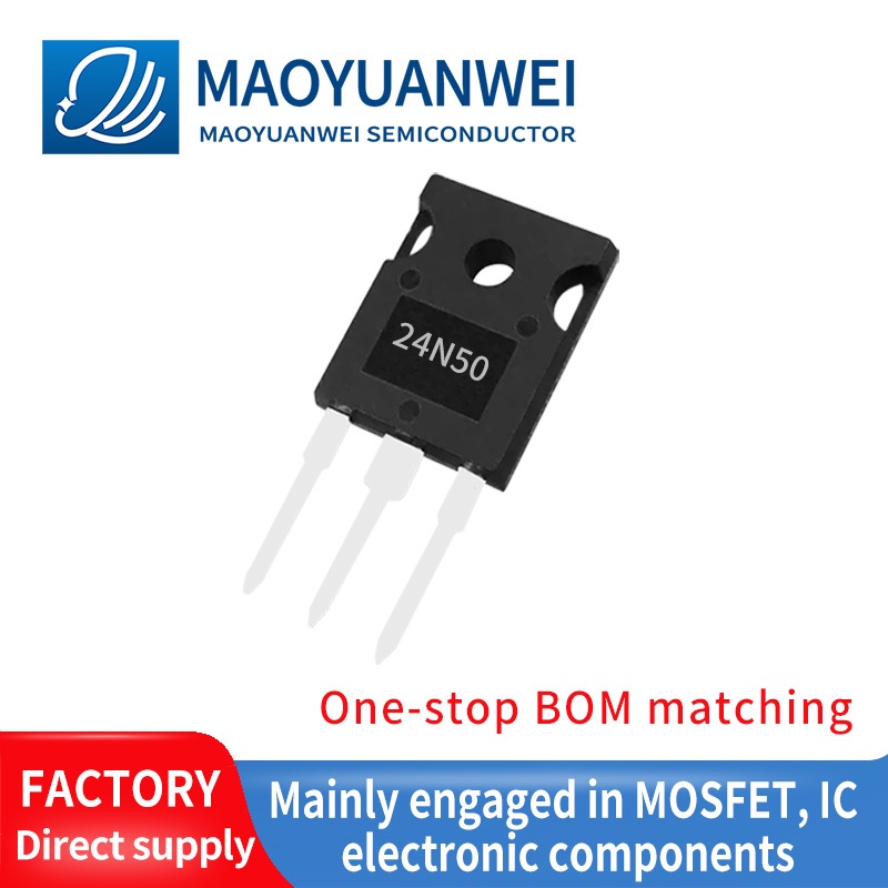 10pcs MY24N50TP 24N50 TO-247 24A 500V แหล่งจ่ายไฟ MOS หลอด FQA24N50C ...