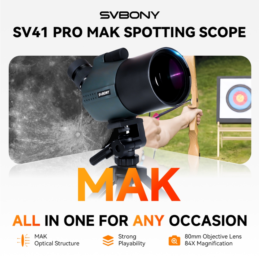 SVBONY SV41 Pro 28-84x80 ขอบเขตจุด MAK แบบพกพาพร้อมช่องมองภาพที่ถอดออก ...