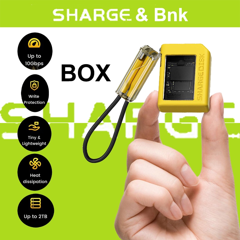 Sharge M.2 nvme กล่องไดรฟ์โซลิดสเตต SSD กล่องฮาร์ดไดรฟ์มือถือ m2 กล่อง ...