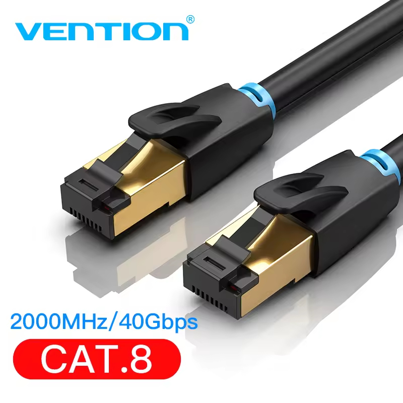 Vention สายเคเบิลอีเธอร์เน็ต Cat8 Rj45 40 Gps 2000Mhz ความเร็วสูง ...