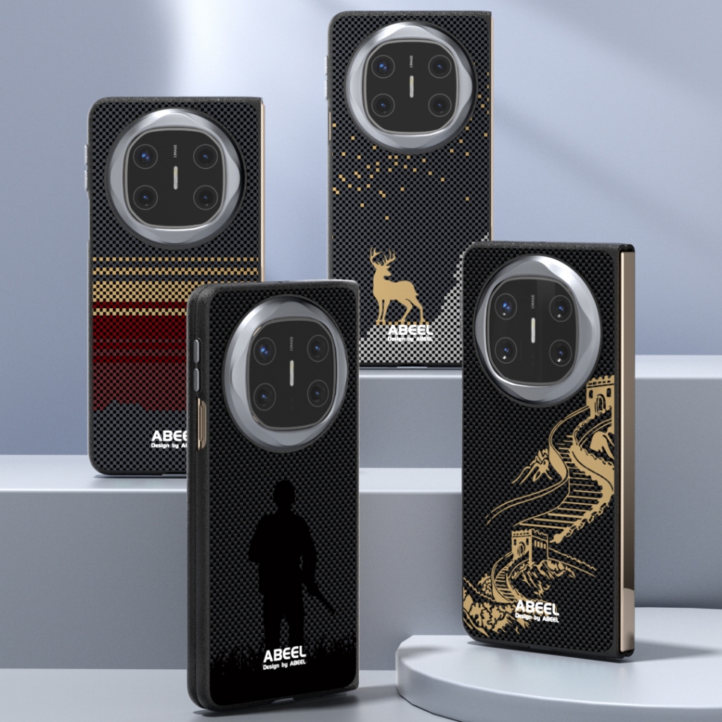 กรณีสําหรับ Huawei Mate X6 X3 X5 Honor Magic V3 VS3 เคสโทรศัพท์รูปแบบไฟเบอร์ Ultra-thin ป้องกัน ...