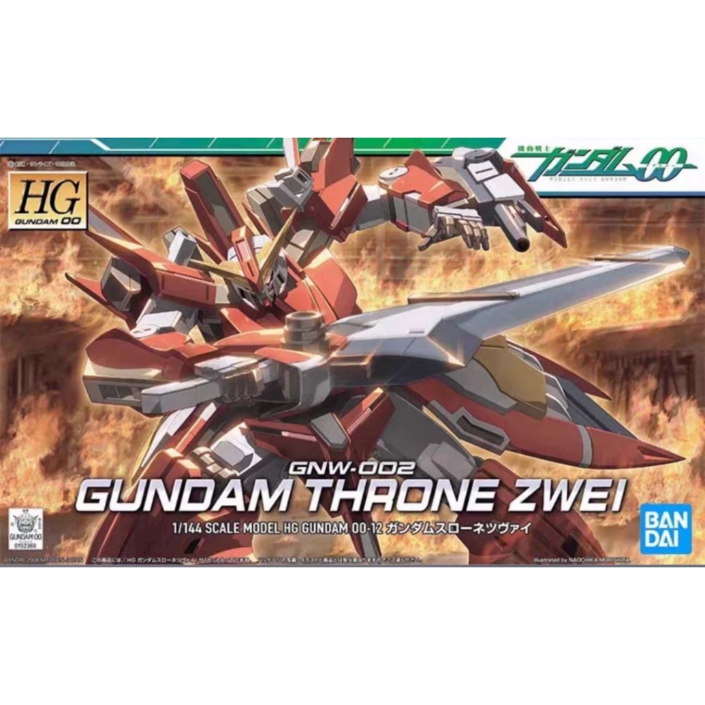 Bandai ชุดโมเดล GUNDAM HG 00 12 1/144 GNW-002 GUNDAM THRONE ZWEI | Shopee Thailand