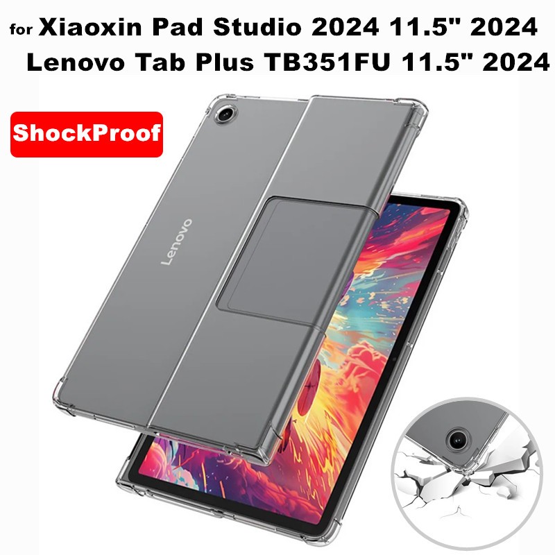 for Lenovo Tab Plus TB351FU 11.5 2024 Case Transparent Silicone TPU ...