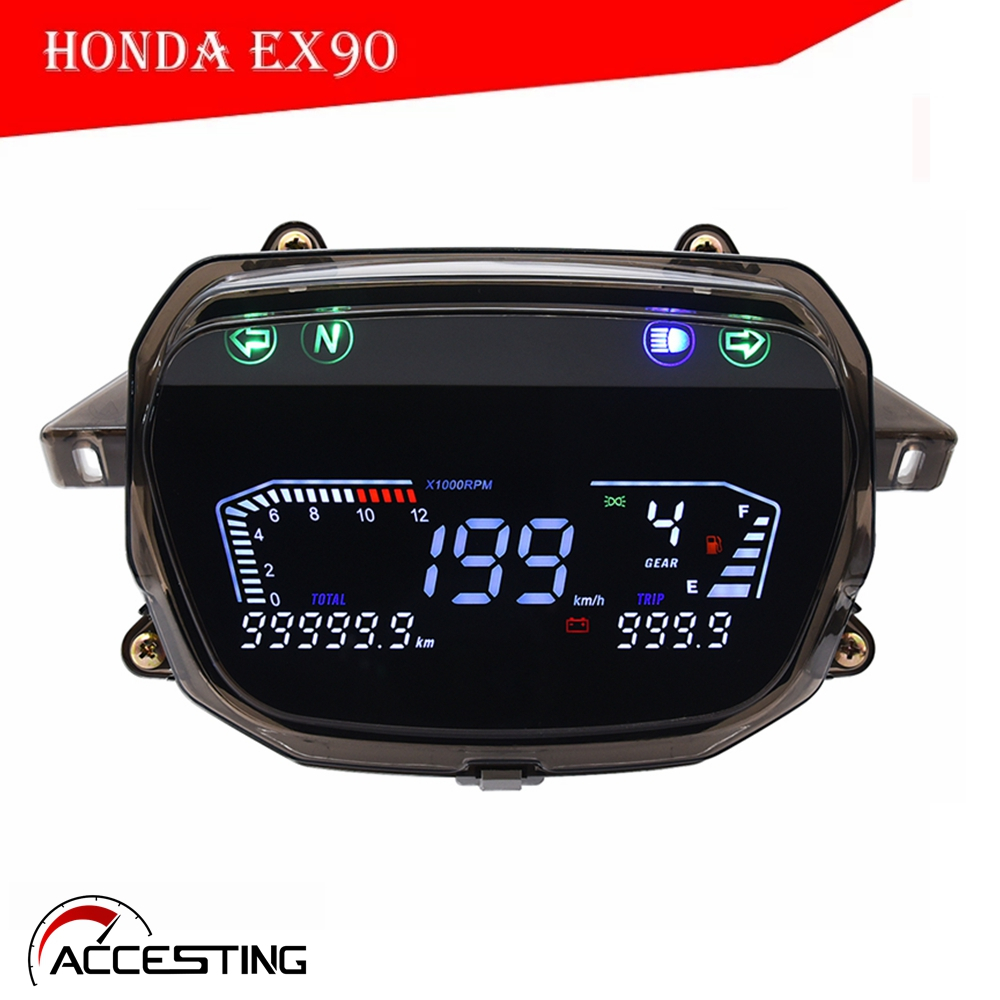 มาตรวัดความเร็วรถจักรยานยนต์ Dayang 100 รถจักรยานยนต์ LED Digital ...